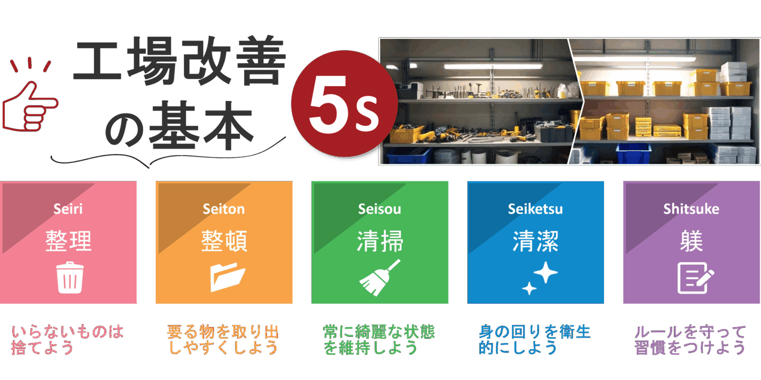 工場で簡単にできる小さな現場改善案15選と成功事例4選 - MENTENA
